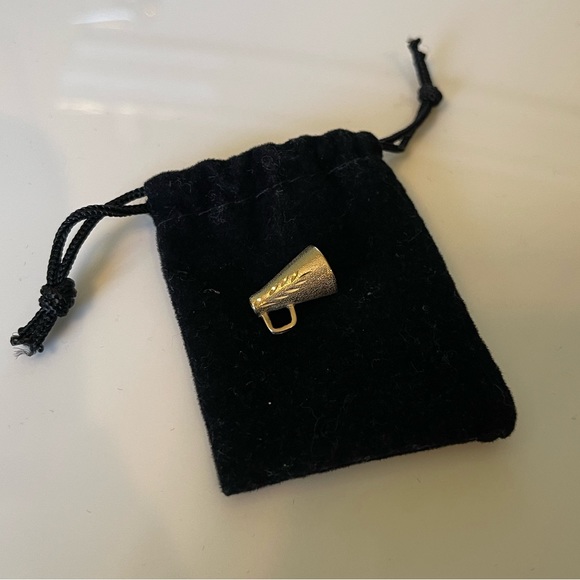 Jewelry | 14k Yellow Gold Cheerleading Megaphone Charm | Poshmark